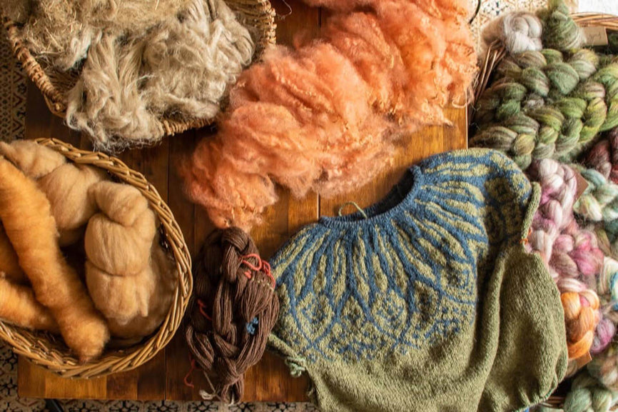 Dyeing with woad – Salt extraction method – Marina Skua